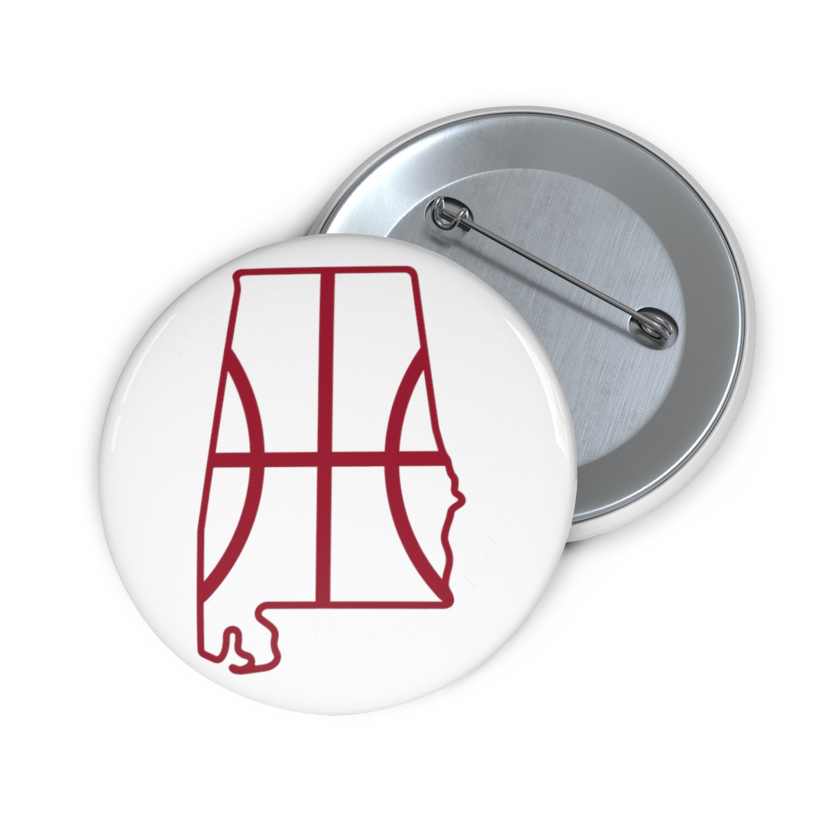 Bama Hoops Button - Bama in Atlanta